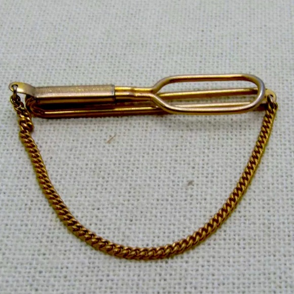 Vintage | Accessories | Vintage Swank Tie Bar Drop Chain | Poshmark